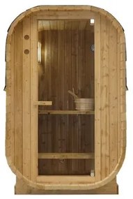 RAKOUSKÝ produkt - Venkovní sauna LINDHOLM pro 1-2 osoby, 128,2 x 120 x 194 cm ( F60120 )