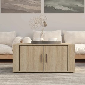 vidaXL Konferenční stolek 80 x 50 x 36 cm kompozitní dřevo [816518] Barva: bílá s vysokým leskem