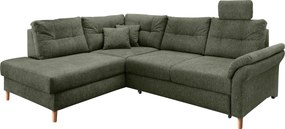 XXXLutz ROHOVÁ SEDAČKA, textil, tmavě zelená Livetastic - Sedací soupravy - 002310012741