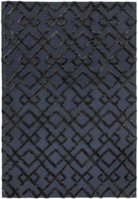 Černý koberec Doons Black Trellis Rozměry: 200x290 cm