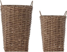 Obaly na květináče v sadě 2 ks z umělého ratanu ø 35 cm Cestina – Bloomingville