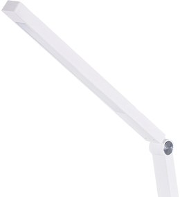 Kovová stolní LED lampa bílá DORADO Beliani
