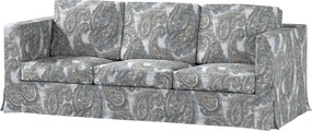 Potah na pohovku IKEA  Karlanda 3-místná nerozkládací, dlouhý barva vícebarevná látka pletený vzor, vzorované