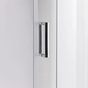 BPS-koupelny Asymetrický sprchový kout MAJA CH L 115x85 cm levý, chrom/transparent v setu s hlubokou sprchovou vaničkou