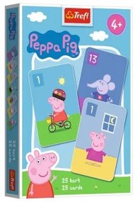 Černý Petr Prasátko Peppa/Peppa Pig společenská hra - karty v krabičce 6x9cm 20ks v boxu