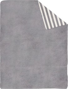 Deka Cotton Cloud 150x200cm Gray Stripes