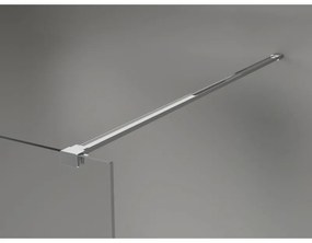 Mexen Lunar sprchová stěna pravá 110 x 200 cm, 8mm čiré sklo, chromová, 830-110-000-01-00-P