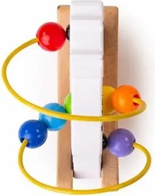 Bigjigs Baby Motorický labyrint houpačka kravička / od 1 roku