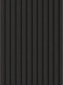 Mexen Lam-F, akustické stěnové lamely 275 × 30 cm, plstěný podklad 8 mm, technická dýha, eben černý, S105-275307-3015-023
