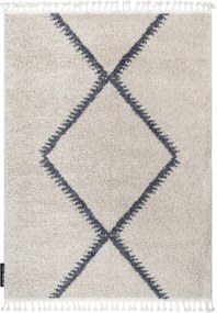 Kusový koberec Berber Maknes B5910 cream and grey, 140x190, béžová, obývacia izba, Dywany Łuszczów