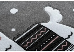 koberec PETIT LAMA, šedý velikost 160x220 cm | krásné koberce cz