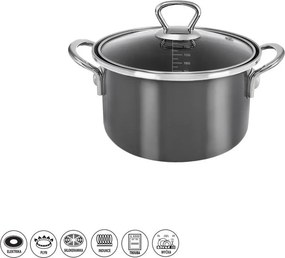 Smaltovaný hrnec s pokličkou 1,75 l Metalic – Orion