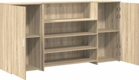Recepční stůl dub sonoma 200x50x103,5 cm kompozitní dřevo 3324180