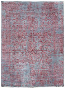 Diamond Carpets koberce Ručně vázaný kusový koberec Diamond DC-JK 1 silver/pink ROZMĚR: 245x305