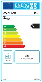 CLAGE S 5-U + BUP zásobníkový ohřívač pro spodní montáž s armaturou BUP, 5 l, 4100-42056