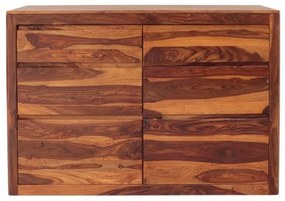 Indický nábytek - Komoda Tina 140x100x45 z masivu palisandr Světle medová