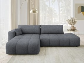Rohová rozkládací sedačka Larow O Boucle, Potah: Coral 45, Strana pohovky: pravá
