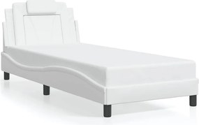 Rám postele Viana bez matrace bílý 80 x 200 cm umělá kůže 3208055