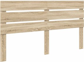 Rám postele s čelo Sonoma 200 x 200 cm Masivní borové dřevo 3411706