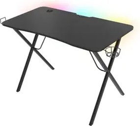 Genesis Holm 200 RGB / Herní stůl / černý / D:113cm / Š:60cm / V:75cm