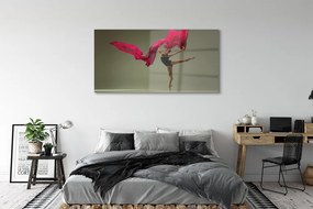 akrylový obraz Baletka růžová Materiál 140x70 cm