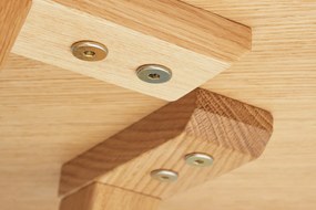 Benlemi Designový dřevěný psací stůl se šuplíkem LEA 100 cm přírodní Strana: Vpravo, Kvalita dřeva: 1. Dubový masiv třídy A