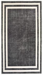 Bílo-šedý pratelný koberec 180x120 cm - Vitaus
