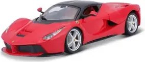 Bburago RACE+PLAY Ferrari LaFerrari červená / 1:24 / od 3 let