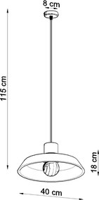 Sollux Lighting Závěsné svítidlo AFRA