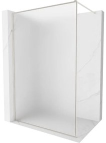 Mexen Kioto-F, sprchová zástěna s rámem 100 x 202 cm, 8 mm sklo námraza, ocelový profil, 800-100-104-97-30