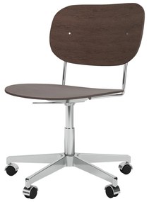 AUDO (MENU) Kancelářská židle Co Task Chair, Chrome / Dark Oak