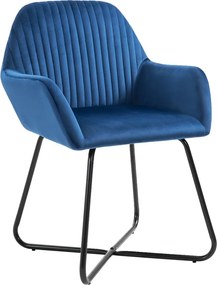 vidaXL Jídelní židle 2 ks samet [249802] Barva: Černá