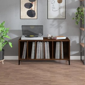 Skříňka Na Lp Desky Hnědý Dub 100X38X48 Cm Kompozitní Dřevo