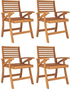 5dílný zahradní jídelní set masivní akáciové dřevo 3156855