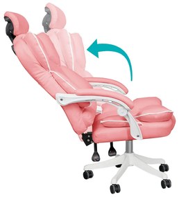 Ředitelská otočná židle LUX, ve více barvách-růžová