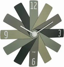 TFA 60.3020.04 CLOCK IN THE BOX zelená / Nástěnné hodiny / O 40 cm / T