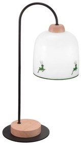 Kolarz | Kolarz A1352.71.G.100 - Stolní lampa NONNA 1xE27/60W/230V jeleni dub/bílá/zelená | KL0246
