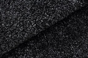 Dywany Łuszczów, Kusový koberec Berber 9000 grey kruh, 120x120 (průměr) kruh, šedá, obývací pokoj