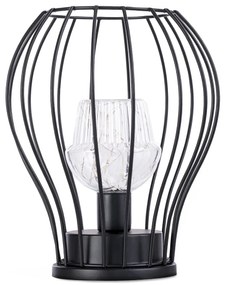 Dekorativní LED lampa na baterie Industrial černá POTIMES