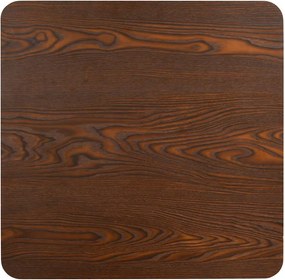 Bistro stolek tmavě hnědý 80 x 80 cm MDF 286434