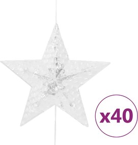 Světelný závěs hvězdičky 200 LED modré světlo 8 funkcí 328804