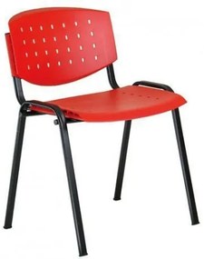 Alba Plastová židle LAYER bez područek Barva plastu Alba tmavě šedá Barva kostry černá kostra