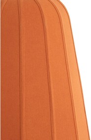 Stojací lampa v terakotové barvě s textilním stínidlem (výška 133 cm) Bibury – Light &amp; Living