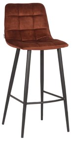 Barová židle Jelt - hnědá