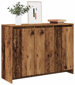 Příborník old wood 102 x 33 x 75 cm kompozitní dřevo