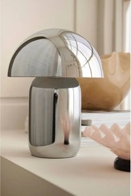 Kovová LED stmívatelná stolní lampa v leskle stříbrné barvě (výška 17 cm) Ted – Ellos Home