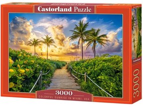 4776 Puzzle Castorland - Sunrise in Miami 3000 dílků