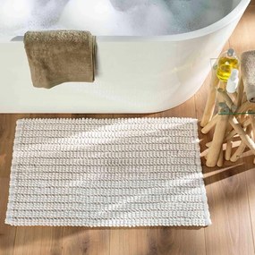 Bílá koupelnová předložka 50x80 cm Voltis – douceur d'intérieur