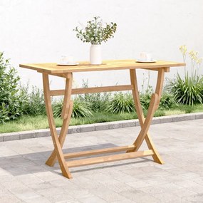 Skládací zahradní stůl 110 x 55 x 75 cm masivní akáciové dřevo - Default Title