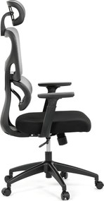 Ergonomická kancelářská židle LEXON - šedá síťovina